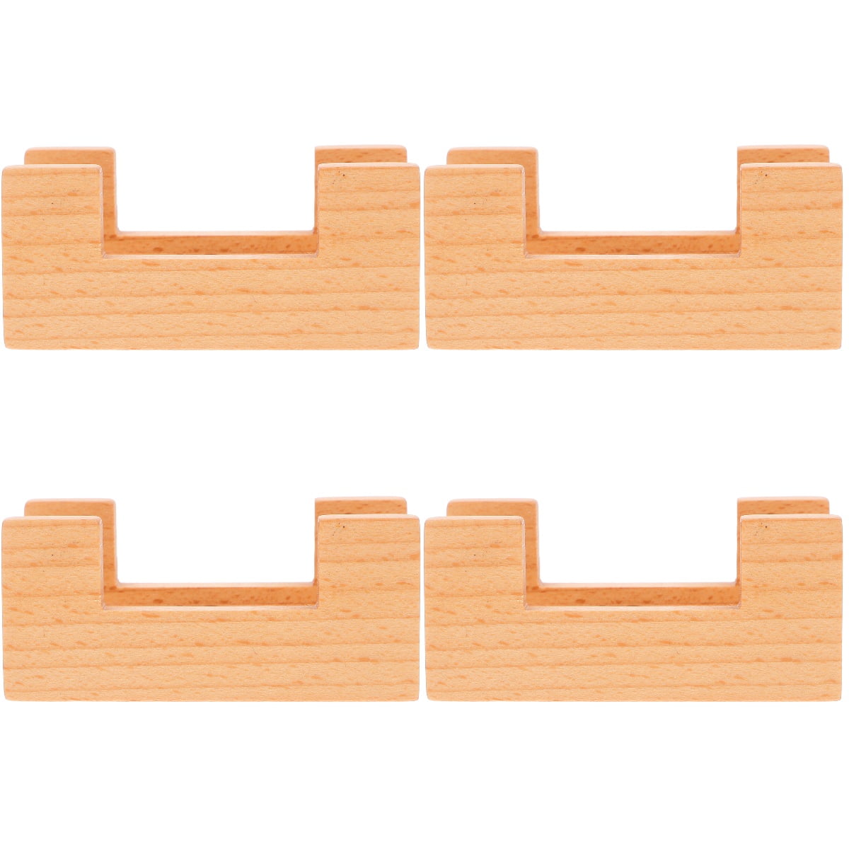 MLINS 4pcs Urchin Sushi Holder Wooden Sashimi Rack Sushi Counter Rack ...