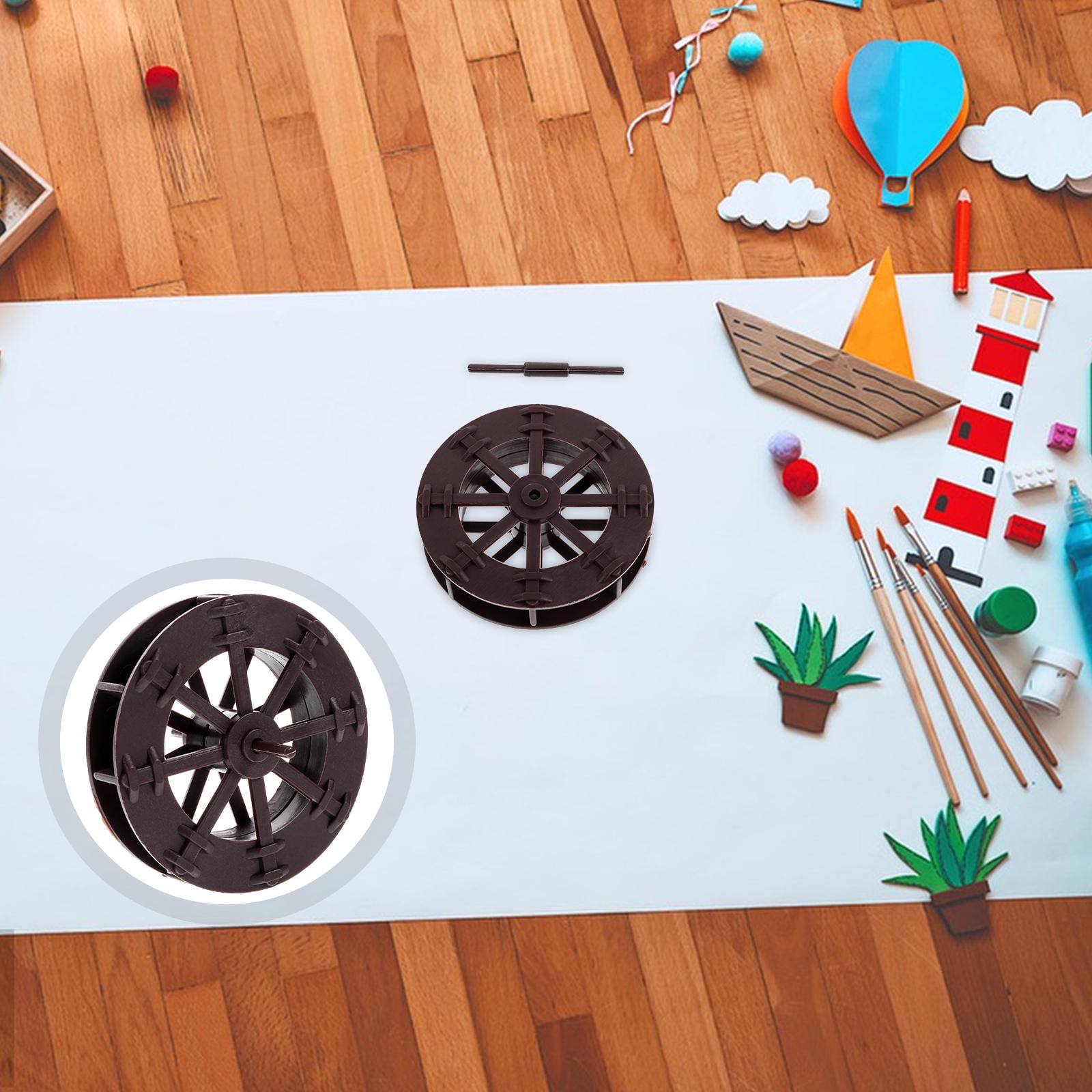 MLINS 4pcs Water Wheel Model For DIY Waterfall Fountain Garden Fish ...