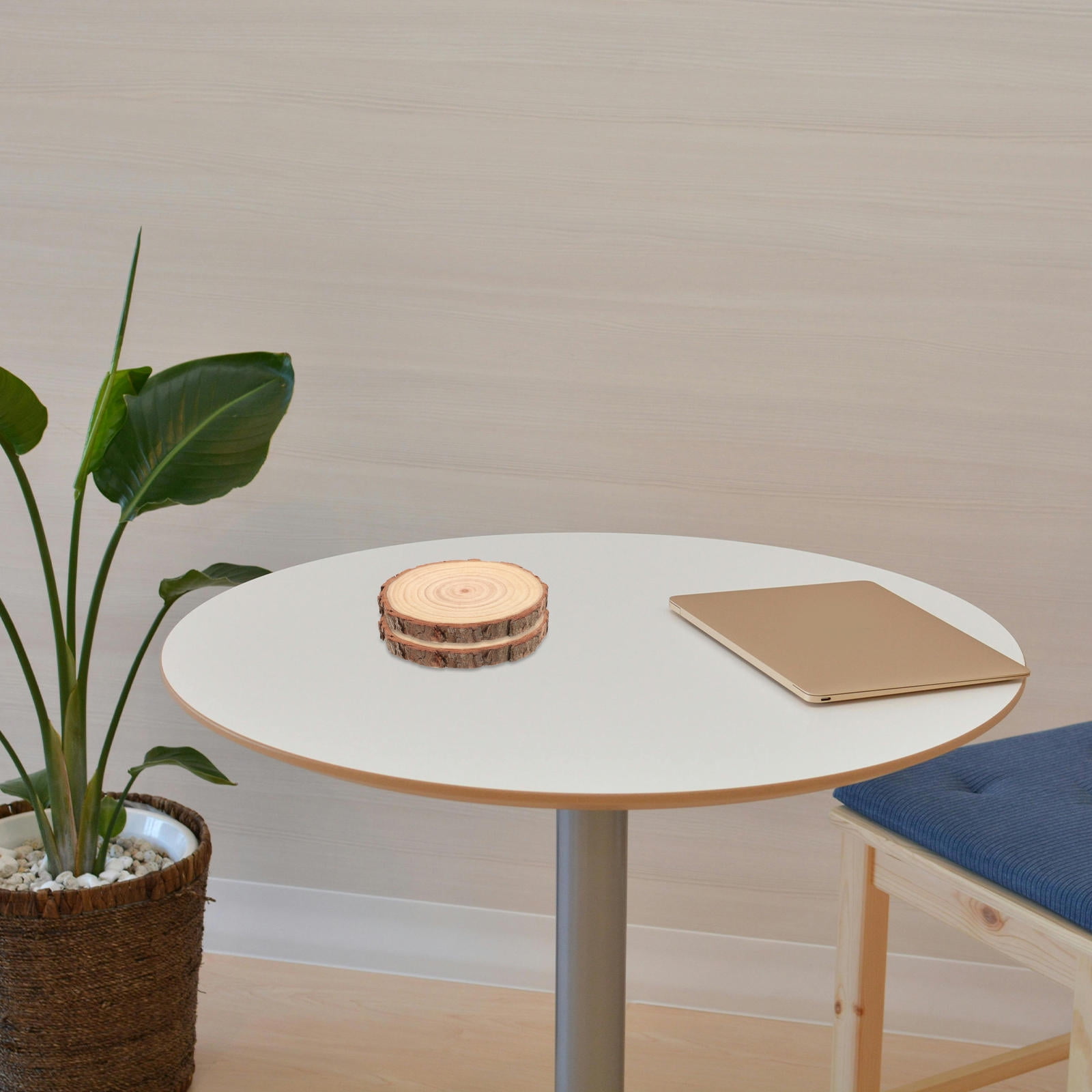 MLINS 4pcs Wooden Slices Discs for DIY Wedding Centerpieces Decoration ...