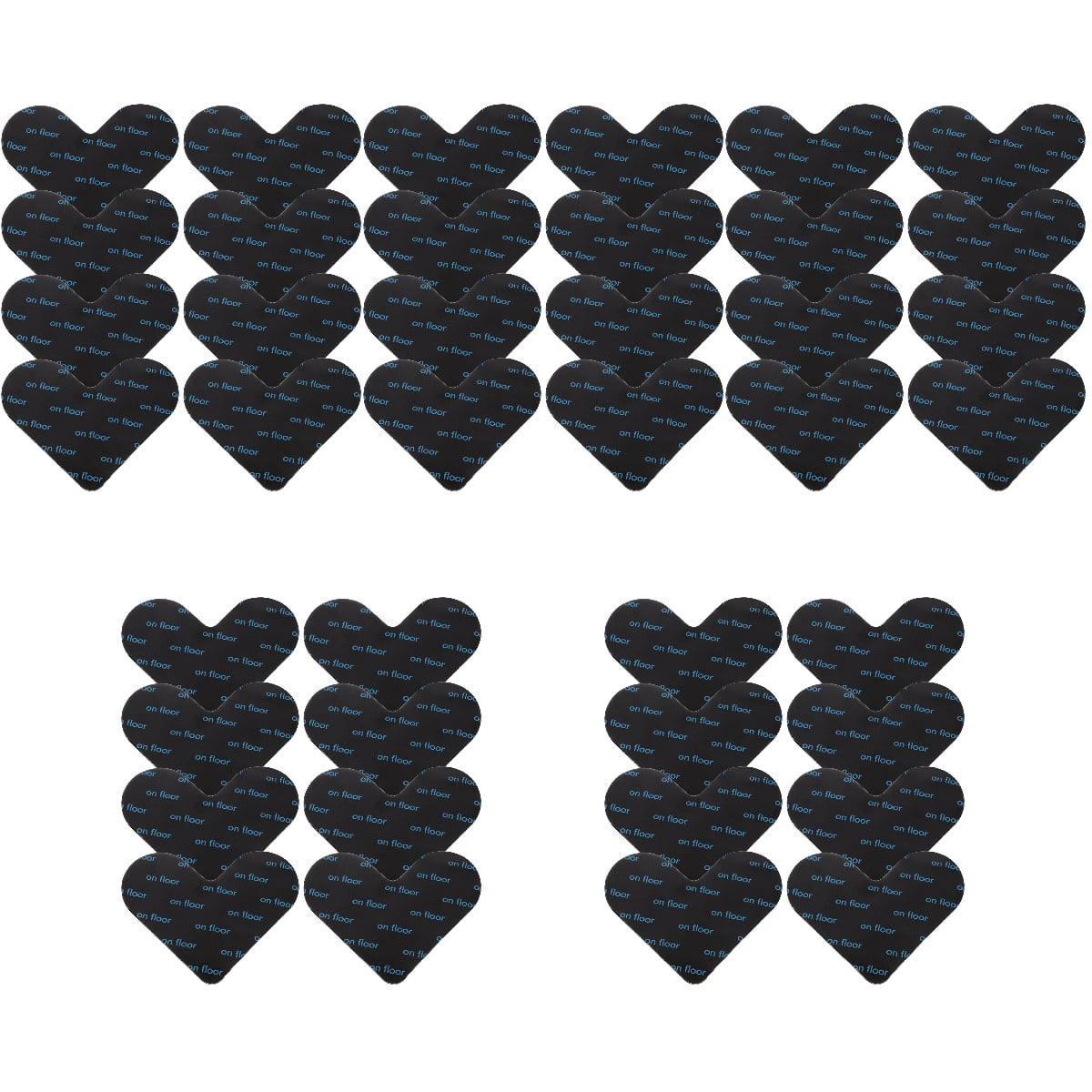 MLINS 5 Count Cord Cover Floor for Carpet Rug Corner Anchor 9.5x7.5cm ...