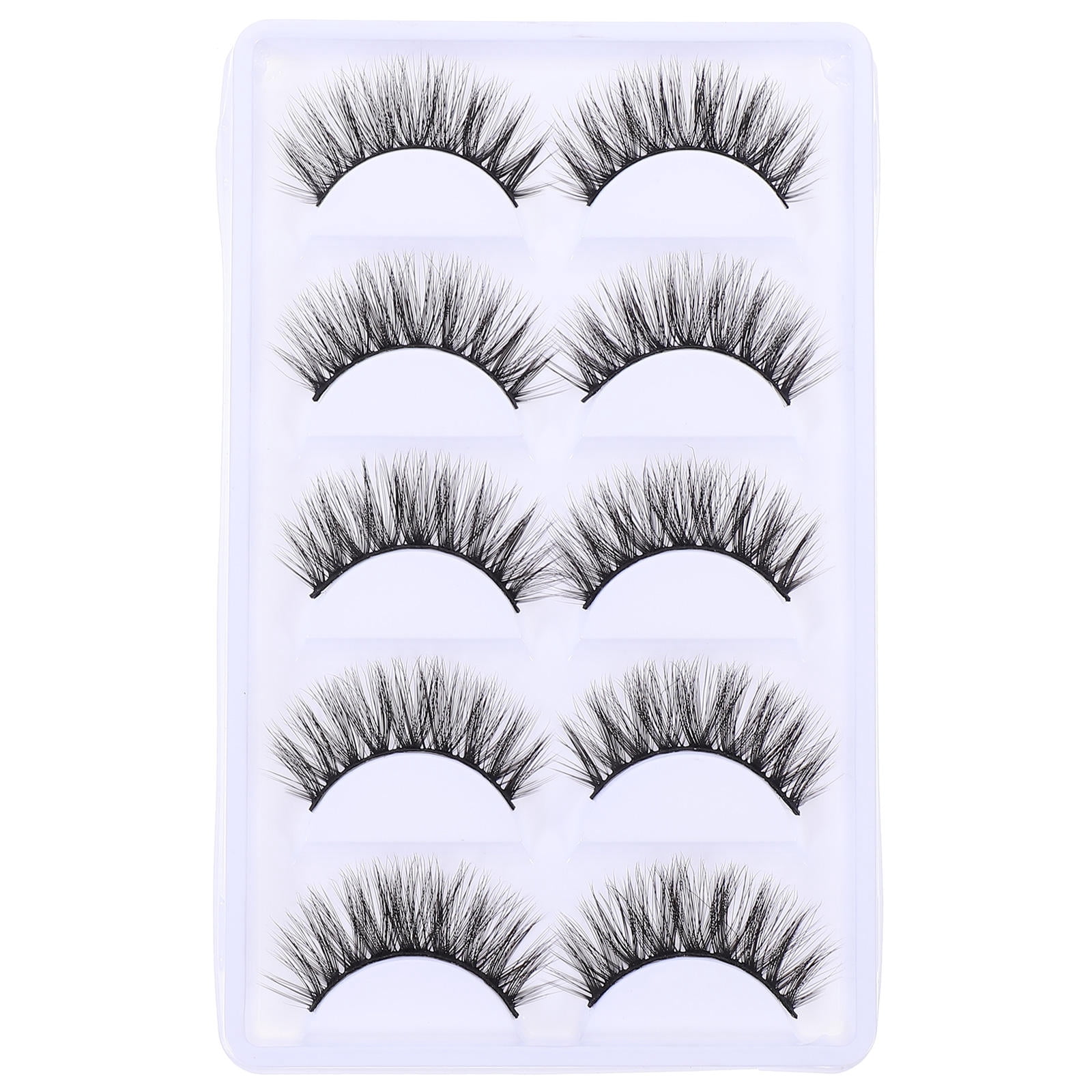 HEALEEP Eyelashes Extension Black 5 Pairs 6.0X3.7X0.5In - Walmart.com