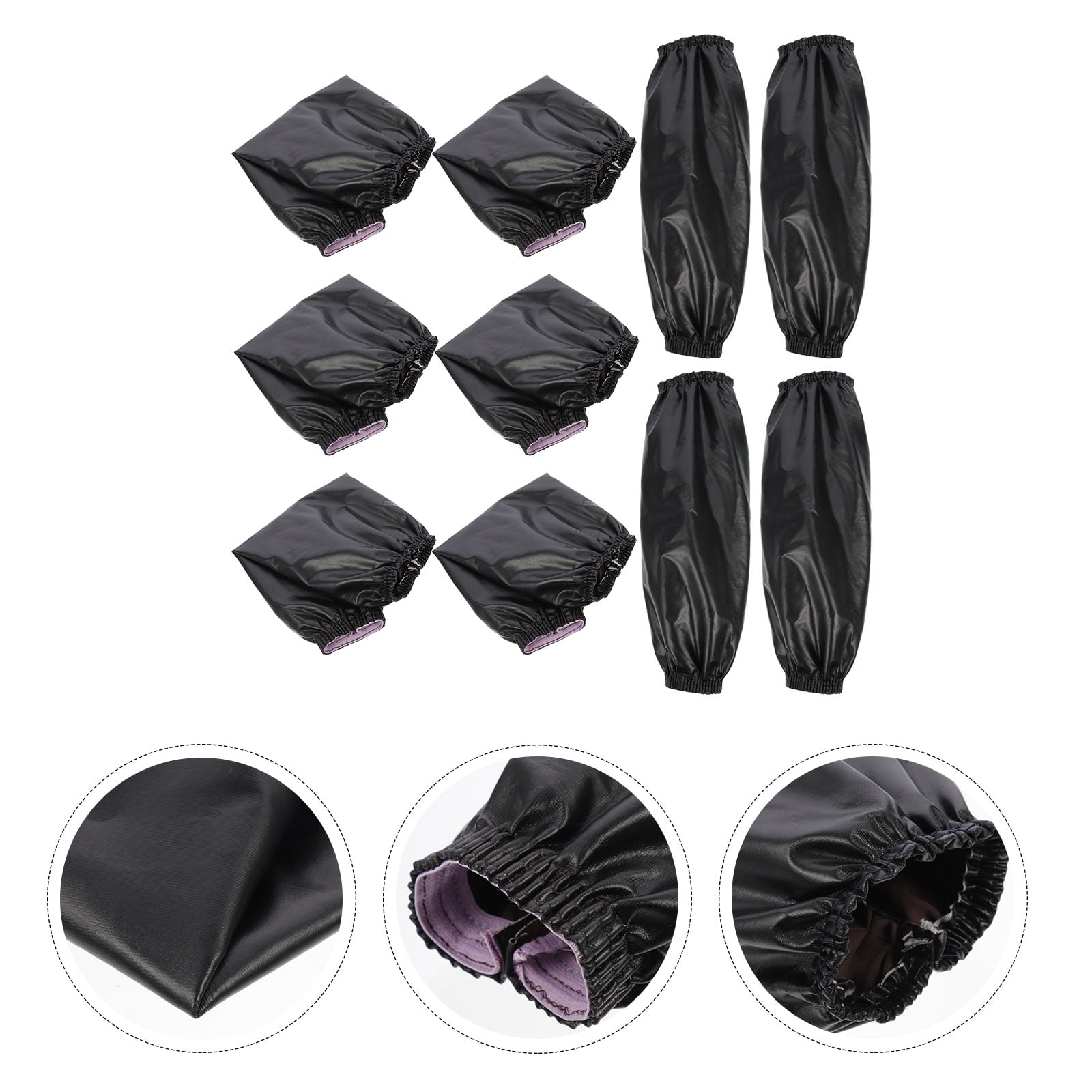 GAXIRE Heat Resistant Sleeve Welding Sleeves Black Flame Resistant 5 ...