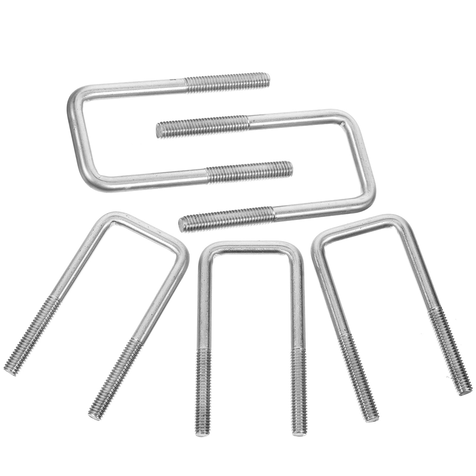 MLINS 5 Pcs 304u Type Square Card Stainless Steel U-shaped Right Angle ...