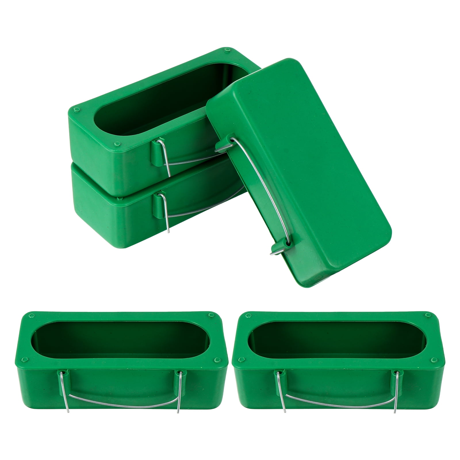 MLINS 5 Pcs Bird Food Tray Parrot Supply Saucer Funnel Holder Baby ...