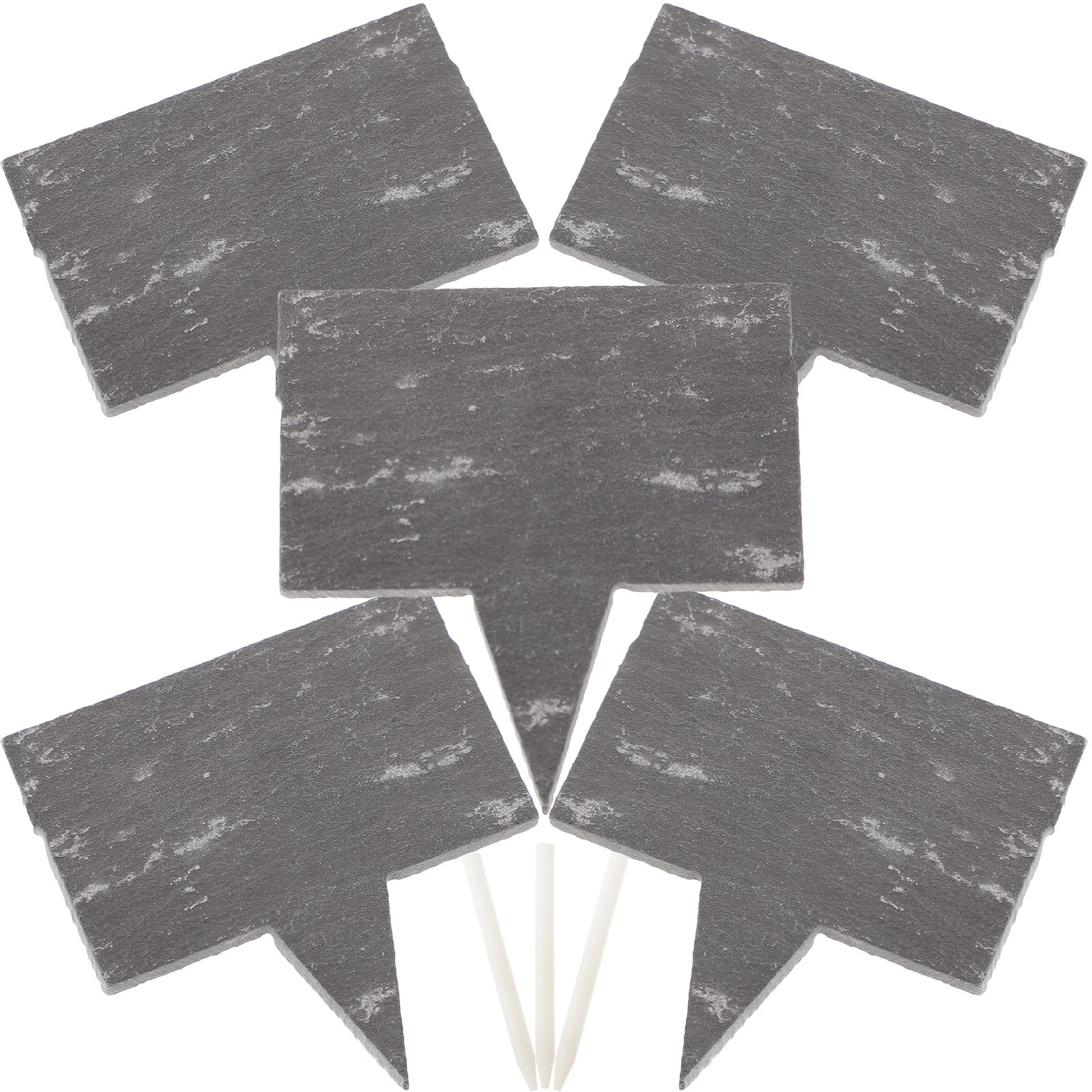 MLINS 5 Pcs Cheese Name Tag Wedding Cupcake Toppers Food Labels ...