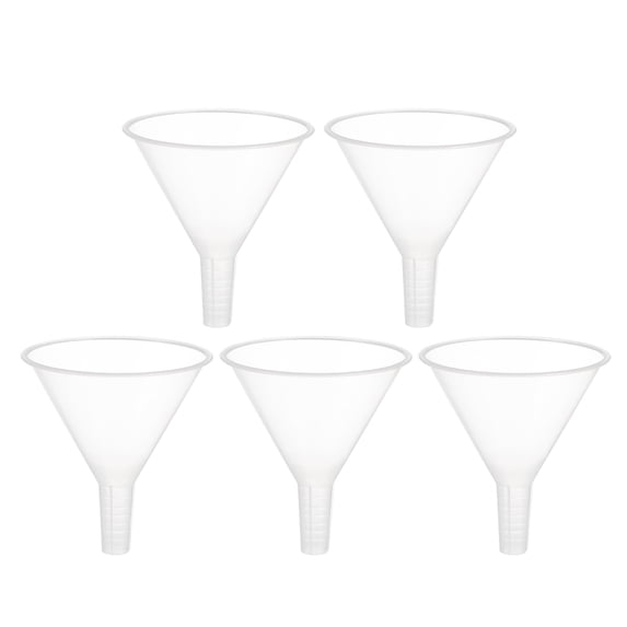 MLINS Transparent Plastic Funnel for Storage Use Safe and Lightweight ...