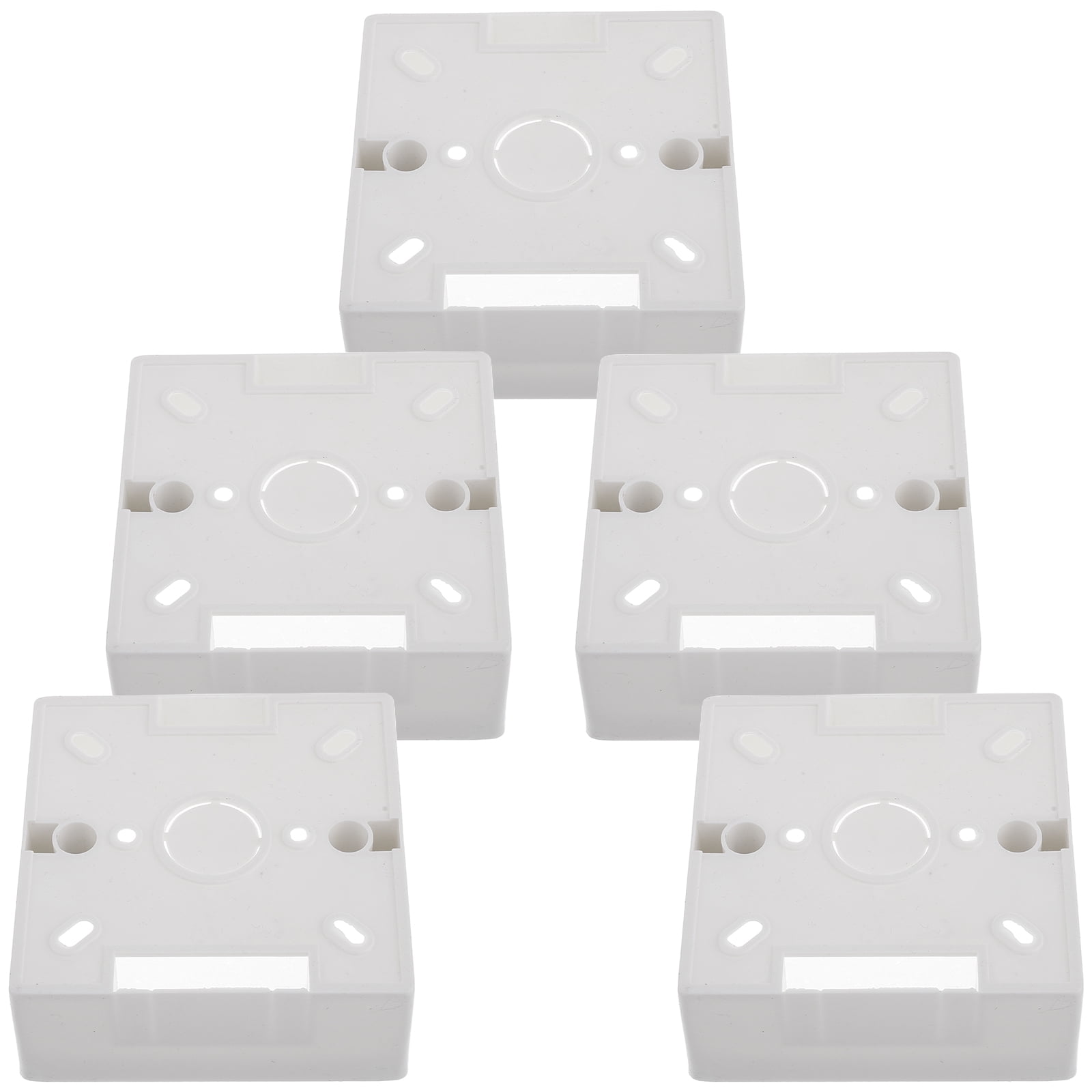 MLINS 5 Pcs Exposed Wiring Box Surface-mounted Electrical - Walmart.com