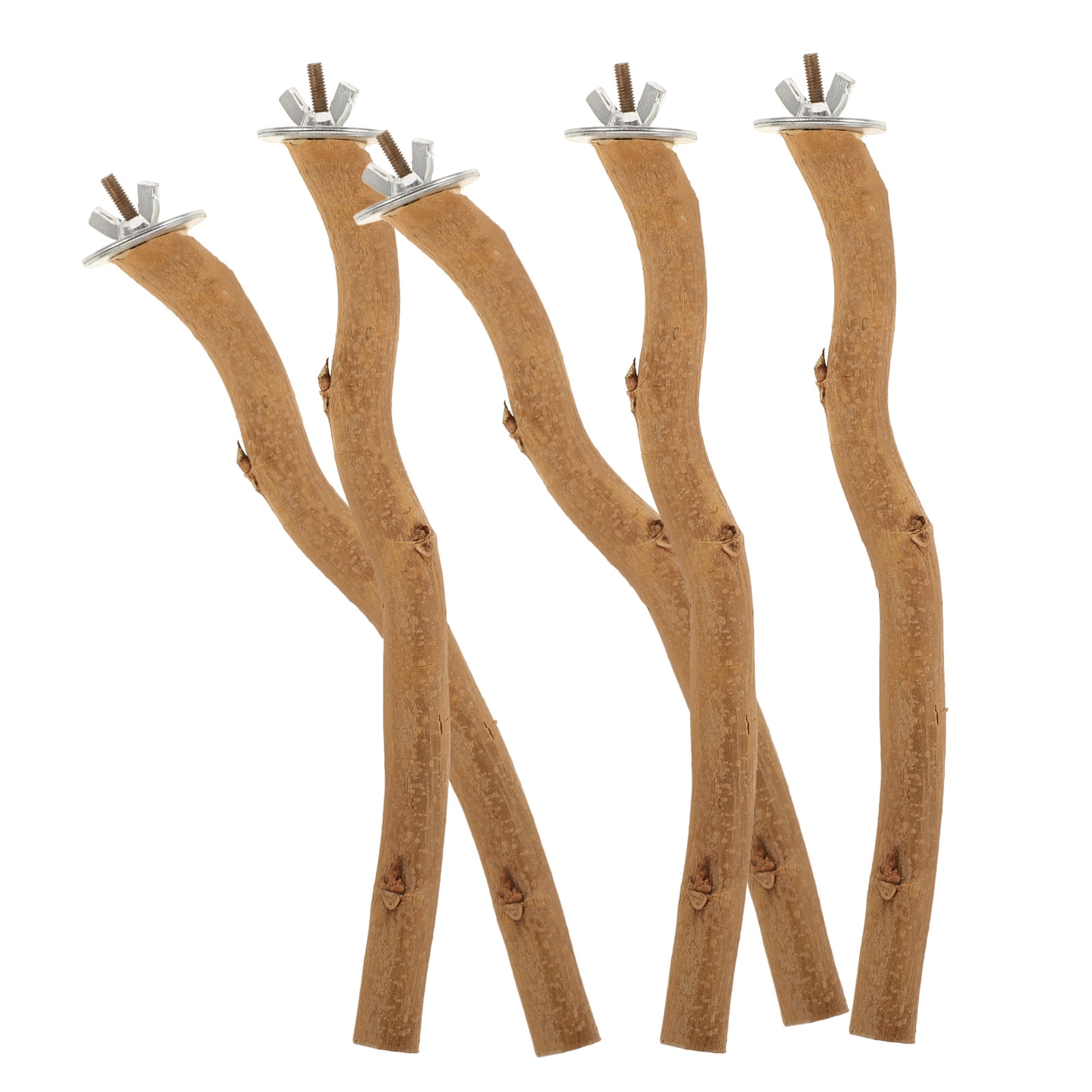 DINHEAROM Bird Accessories Parrot Stand Wood 5Pcs - Walmart.com