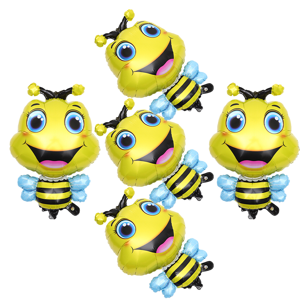 MLINS 5 Pcs Insect Balloon Woodland Balloons Giant Baby Shower Yellow ...