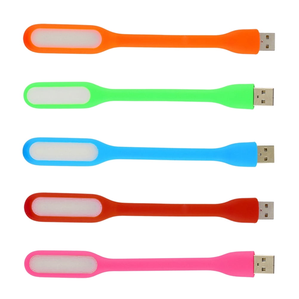MLINS 5 Pcs Mixed Flexible USB LED Light Lamp 180 Degree Adjustable ...