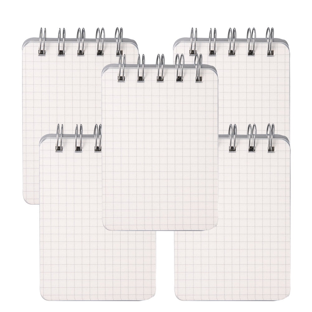 MLINS 5 Pcs Notebook Spiral Notebooks Refillable Notepad Simple Memo ...