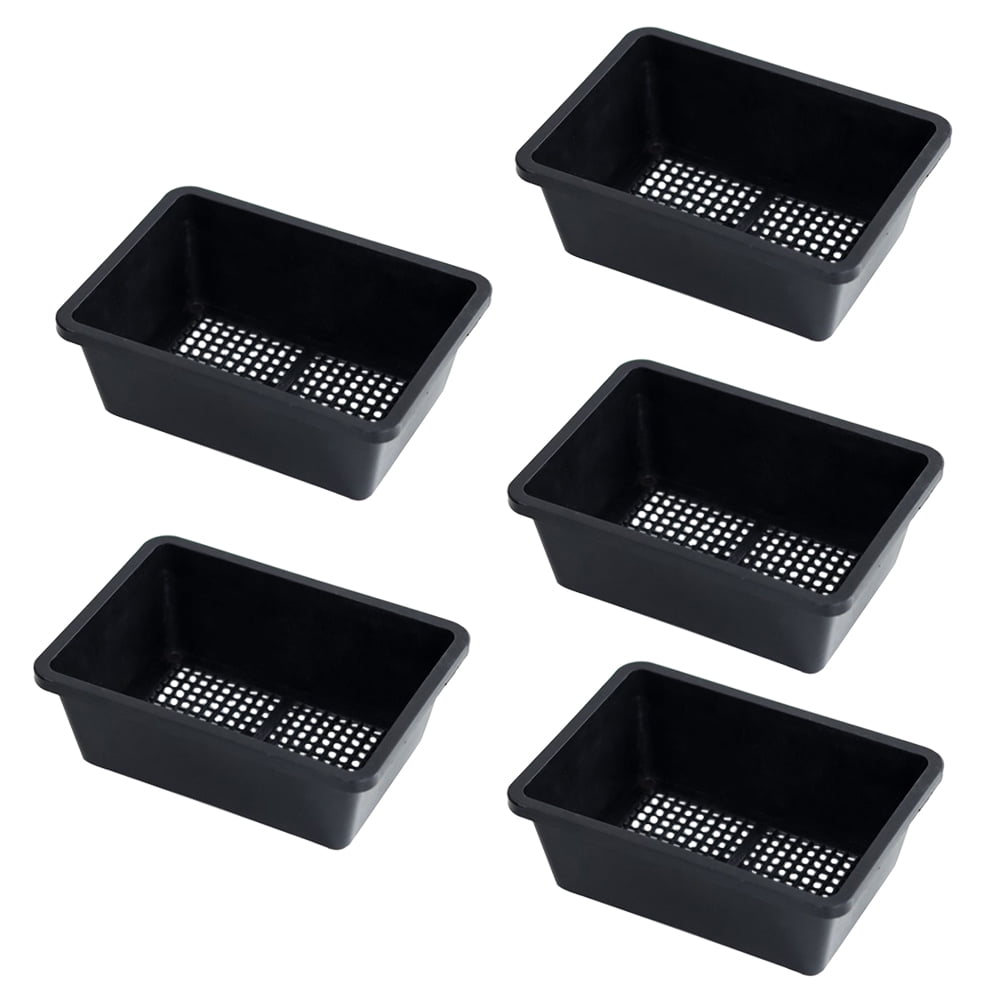 MLINS 5 Pcs Plant Germination Container Plants Growing Tray Black ...