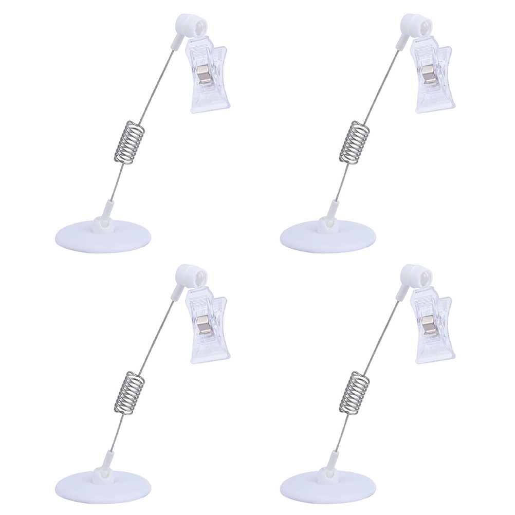 MLINS 5 Pcs Price Tag Holder Supermarket Display Clip Label Stand ...