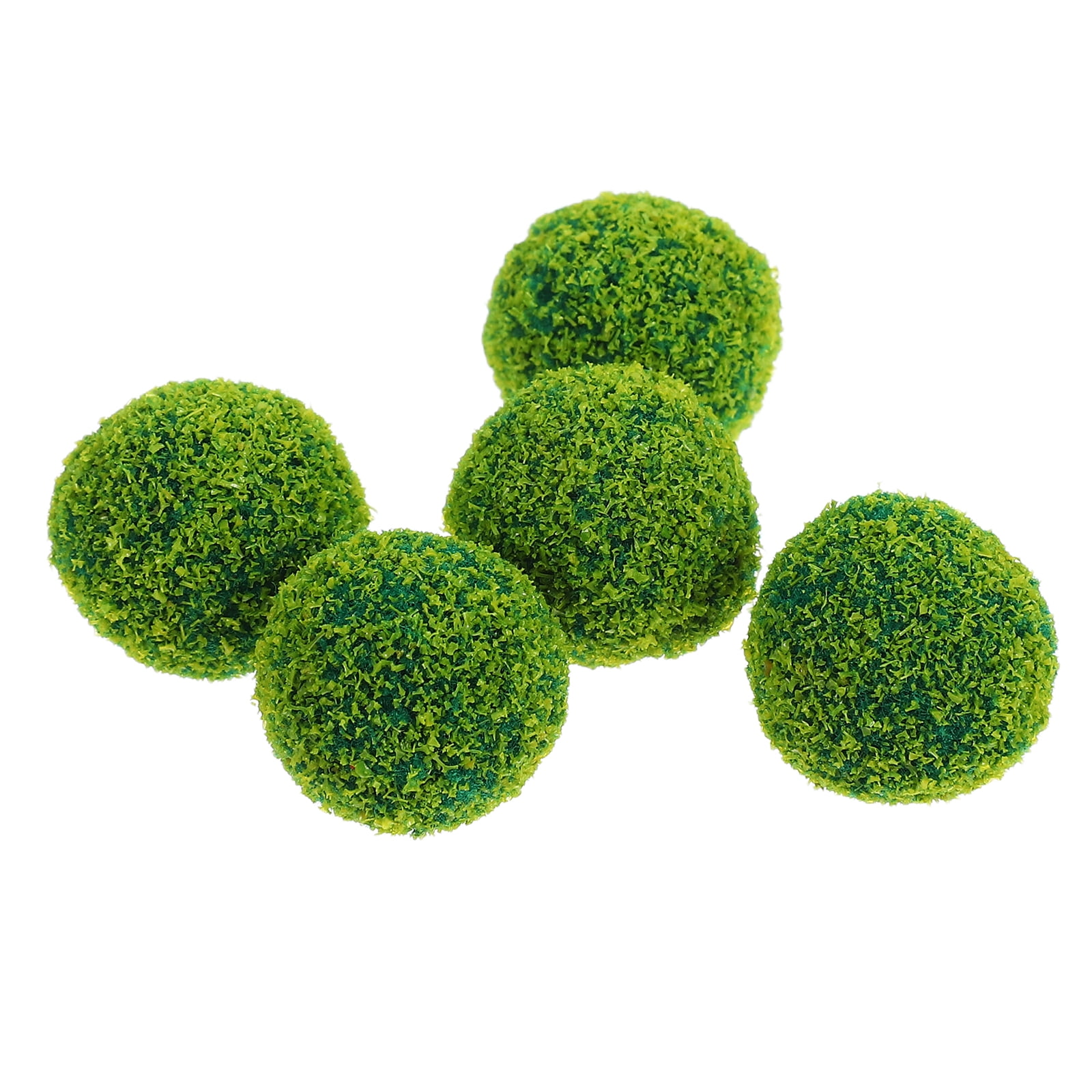 MLINS 5 Pcs Round Artificial Plant Balls Faux Plants Decoration Green ...