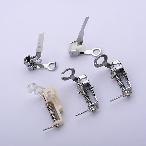 MLINS 5 Pcs Sewing Rolled Hemmer Foot Universal Machine Presser Sturdy ...