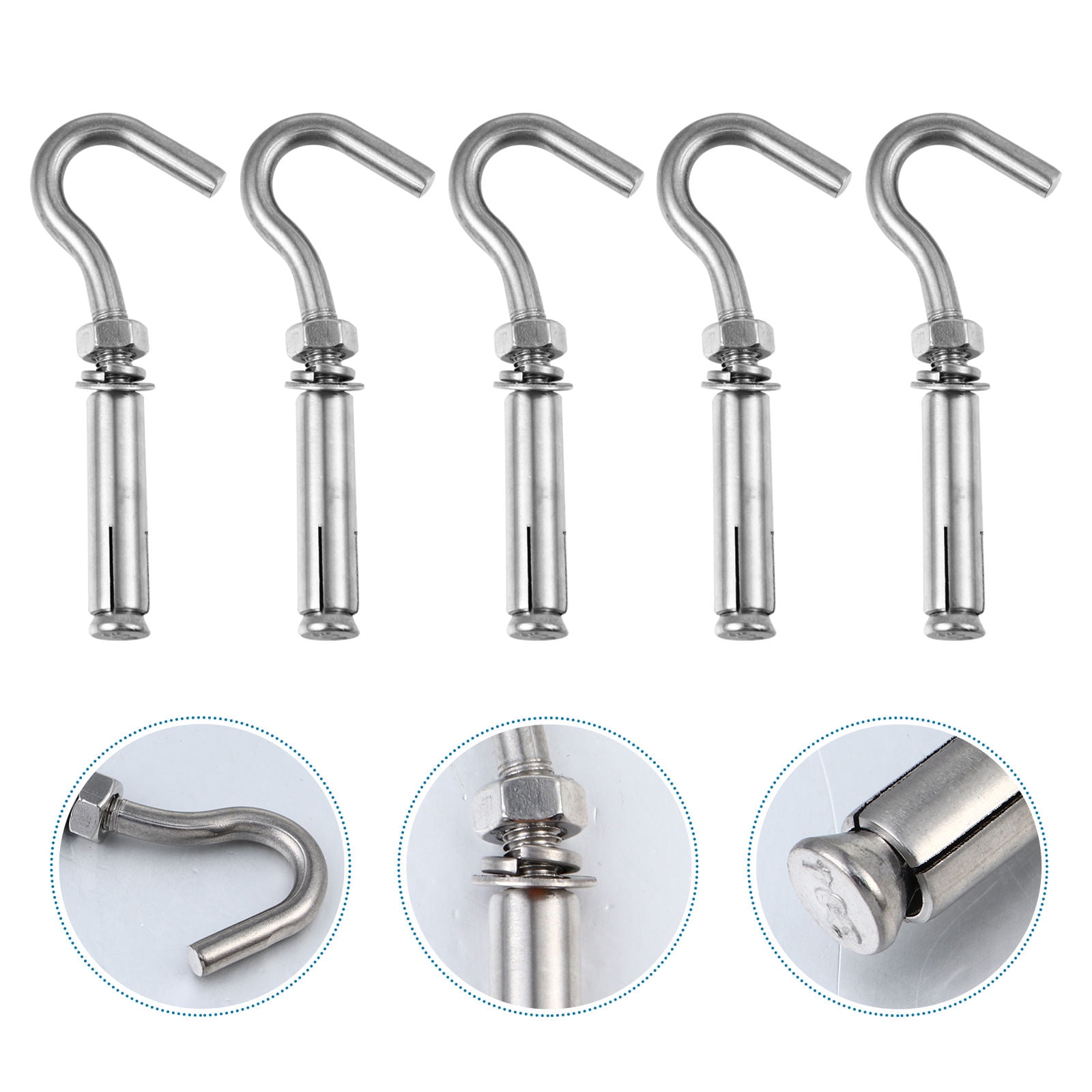 MLINS 5 Pcs Swivel Hooks Heavy Duty Stainless Steel We Can Turnbuckle ...
