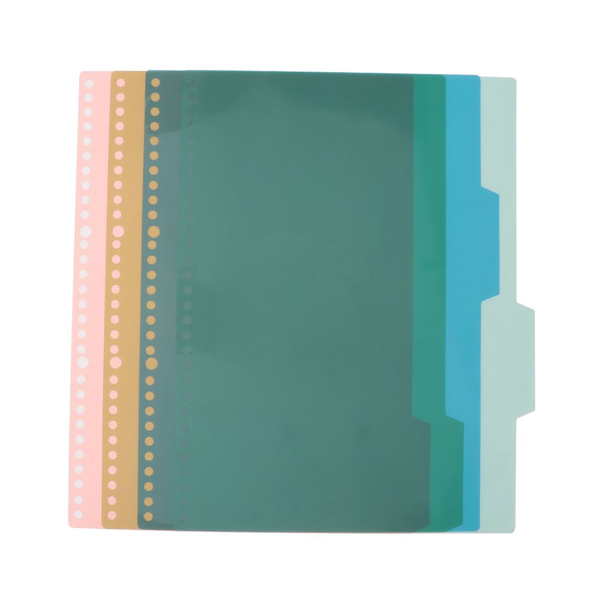 MLINS 5 Sets/20pcs Aesthetic Binder Separators Refill Paper Dividers ...