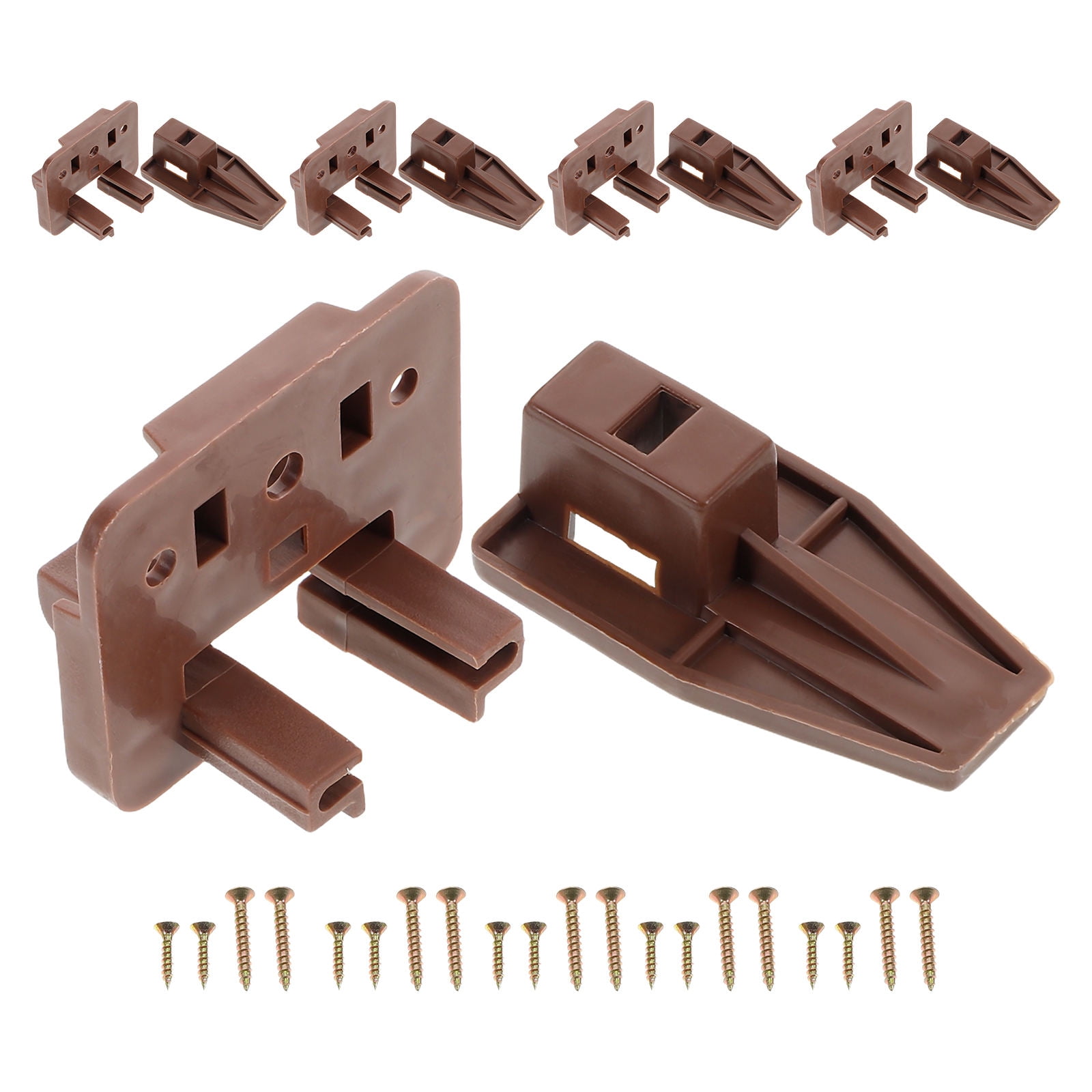 Mlins 5 Sets Center Mount Drawer Slide Replacement Kit Ideal For Nightstands And Dressers