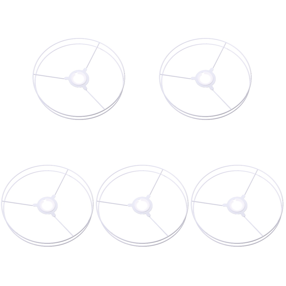 MLINS 5 Sets Lamp Shade Ring Pendant Light Chandelier 30cm Lamp Shade ...