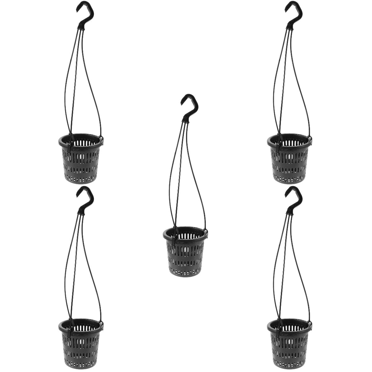 MLINS 5 Sets of Hanging Succulent Planter Mesh Plant Nursery Pot ...