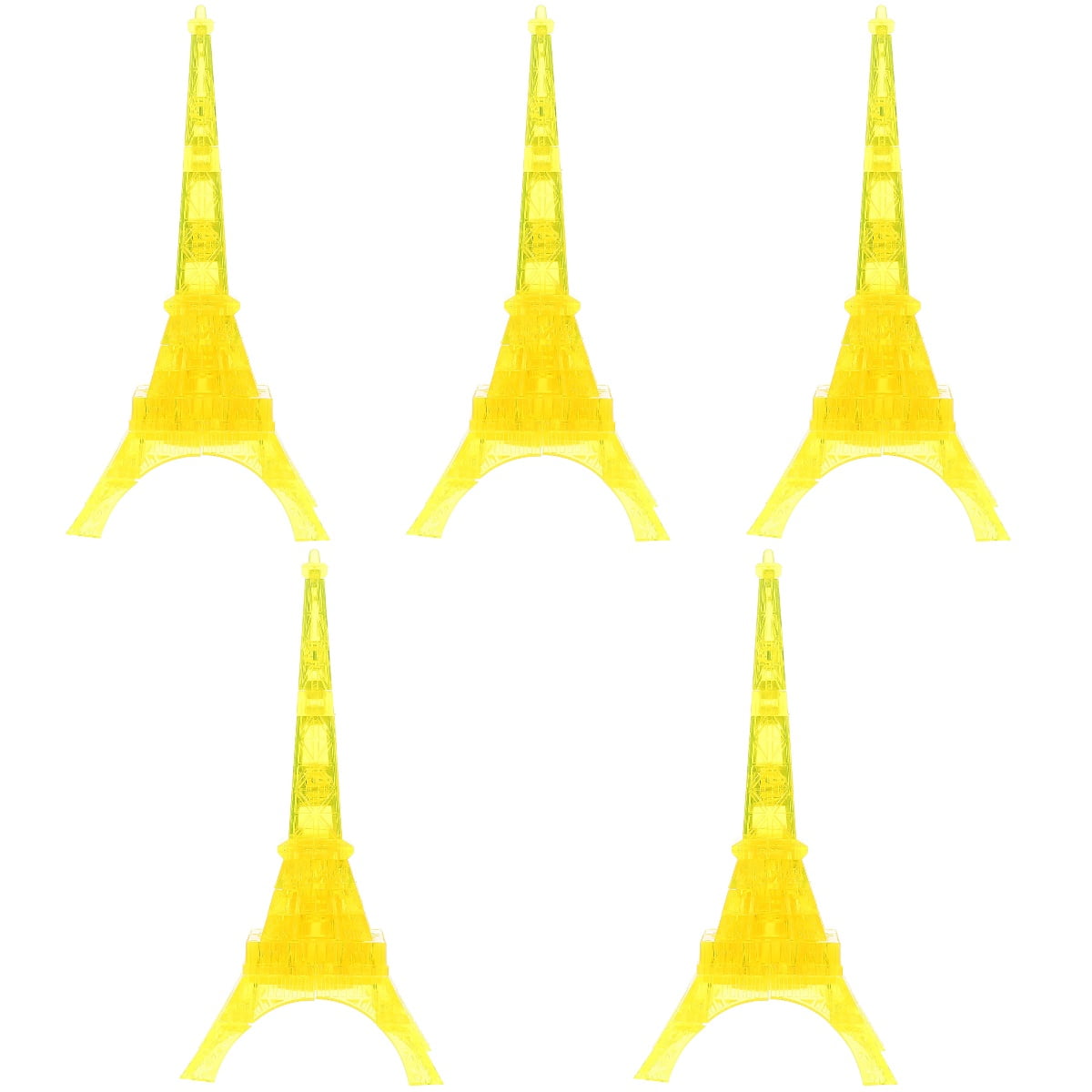 MLINS 5 Sets of Kids Educational Building Crystal Eiffel Tower 3D ...