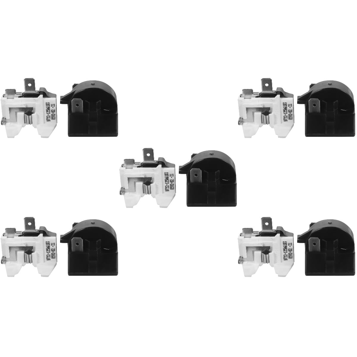 MLINS 5 Sets of Refrigerator Compressor Overload Protector Refrigerator ...