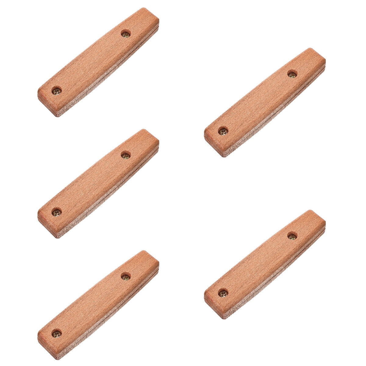 MLINS 5 Sets of Spatula Handle Replacement Food Scraper Wooden Grip ...