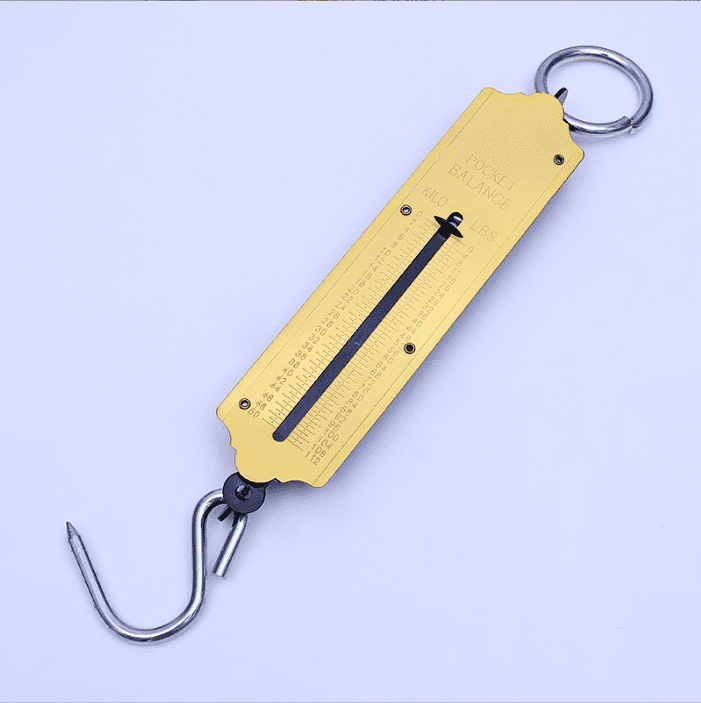 MLINS 50 KG Squad Portable Scale Spring Balance Scales Travel Golden ...