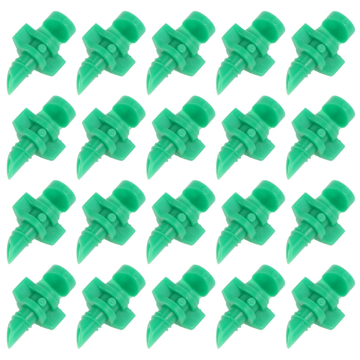 MLINS 50 PCS 360 Degree Head Plant Watering System Mini Sprinkler Green ...