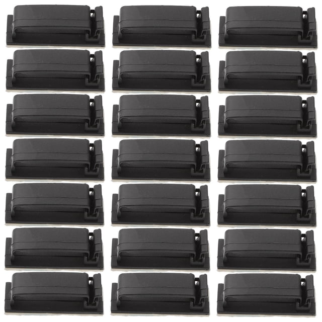 MLINS 50 Pcs Clip Wall Cable Management and Cord Clips Phone Charger ...