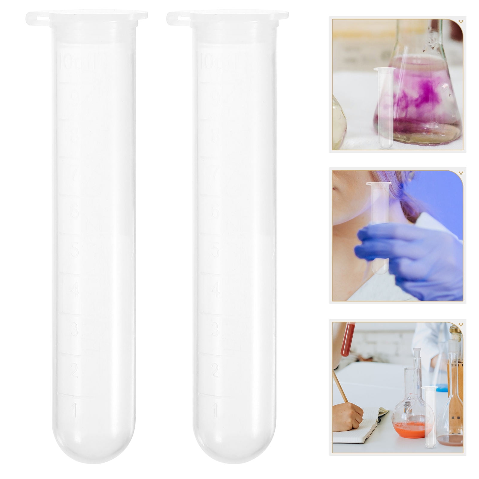 MLINS 50 Pcs Containers Test Tube Syringe Storage Bottle - Walmart.com
