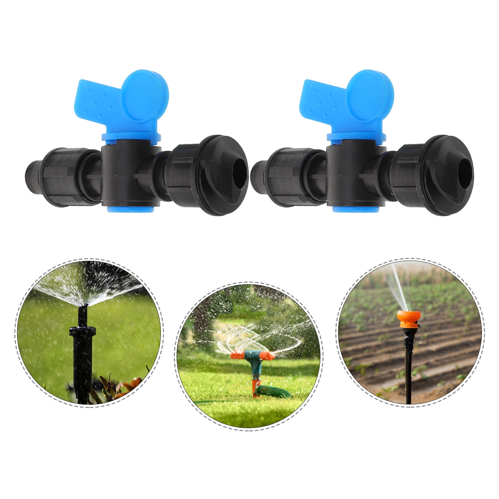 MLINS 50 Pcs Drip Irrigation Fitting Plants Dropper Hose Connector ...