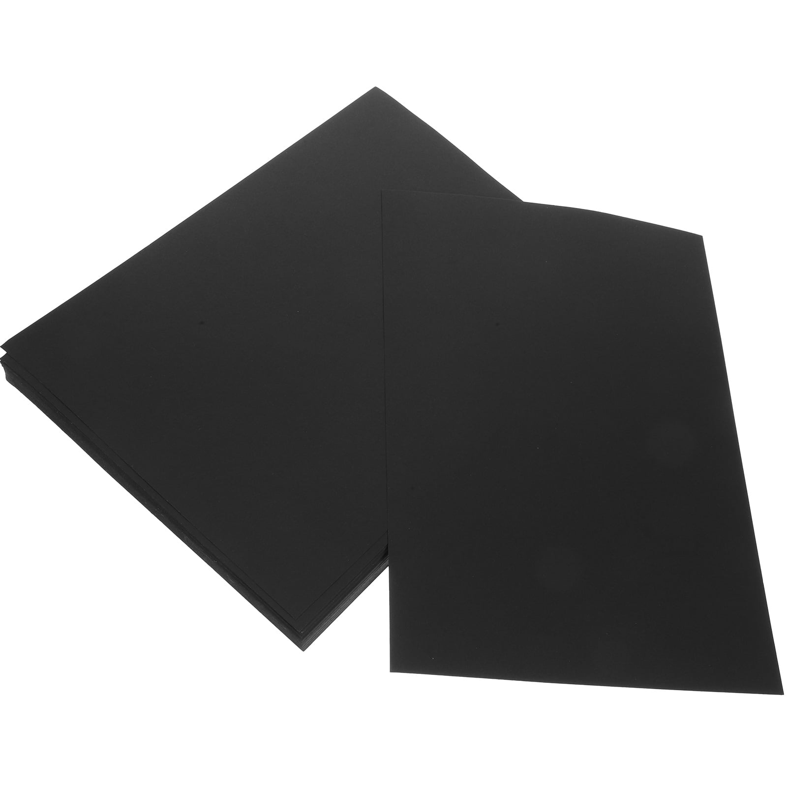 MLINS 50 Pcs Heavyweight Black Cardstock A4 Cardboard Hand-painted ...