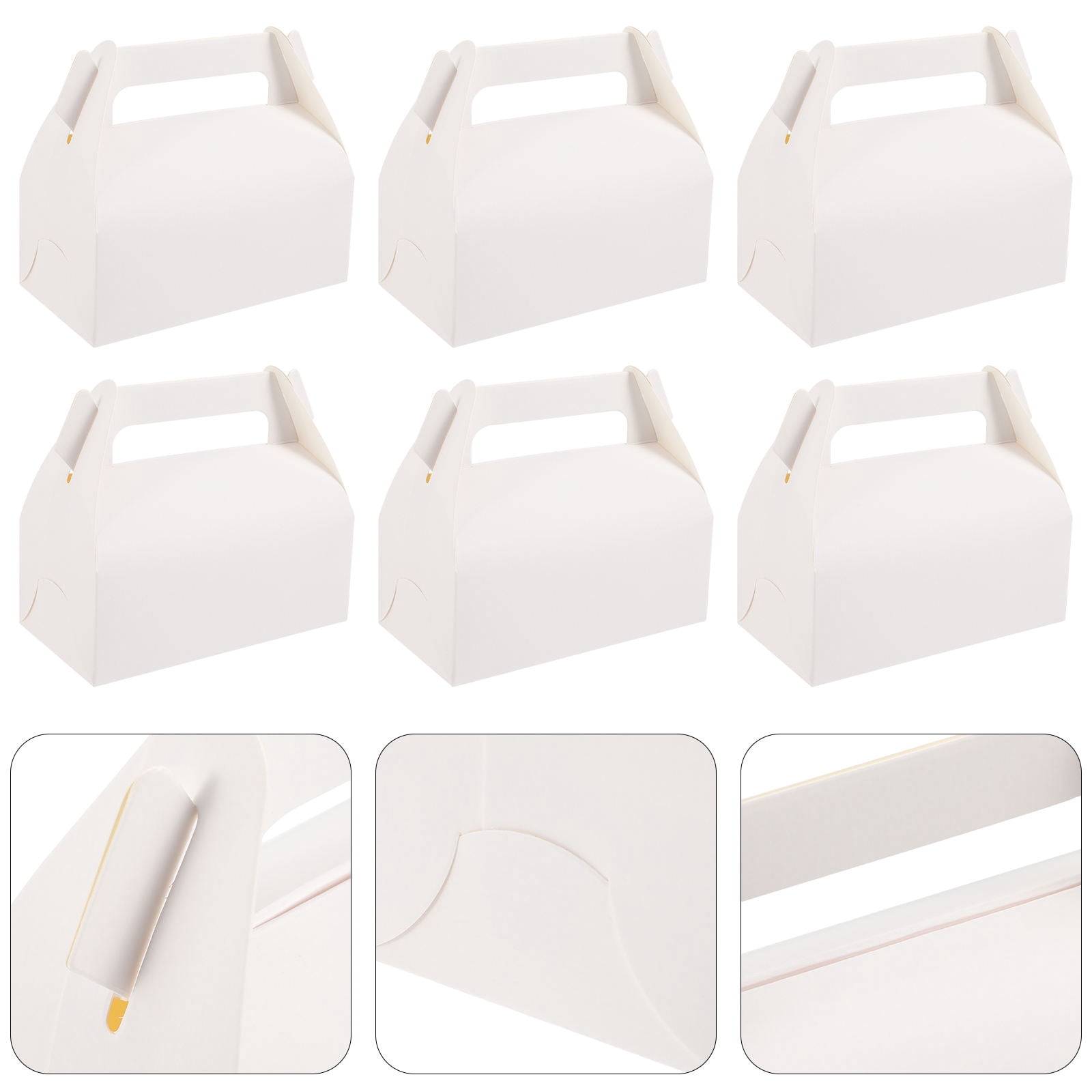 MLINS 50 Pcs Muffin Box for Food Cake Container Lovely Cupcakes ...