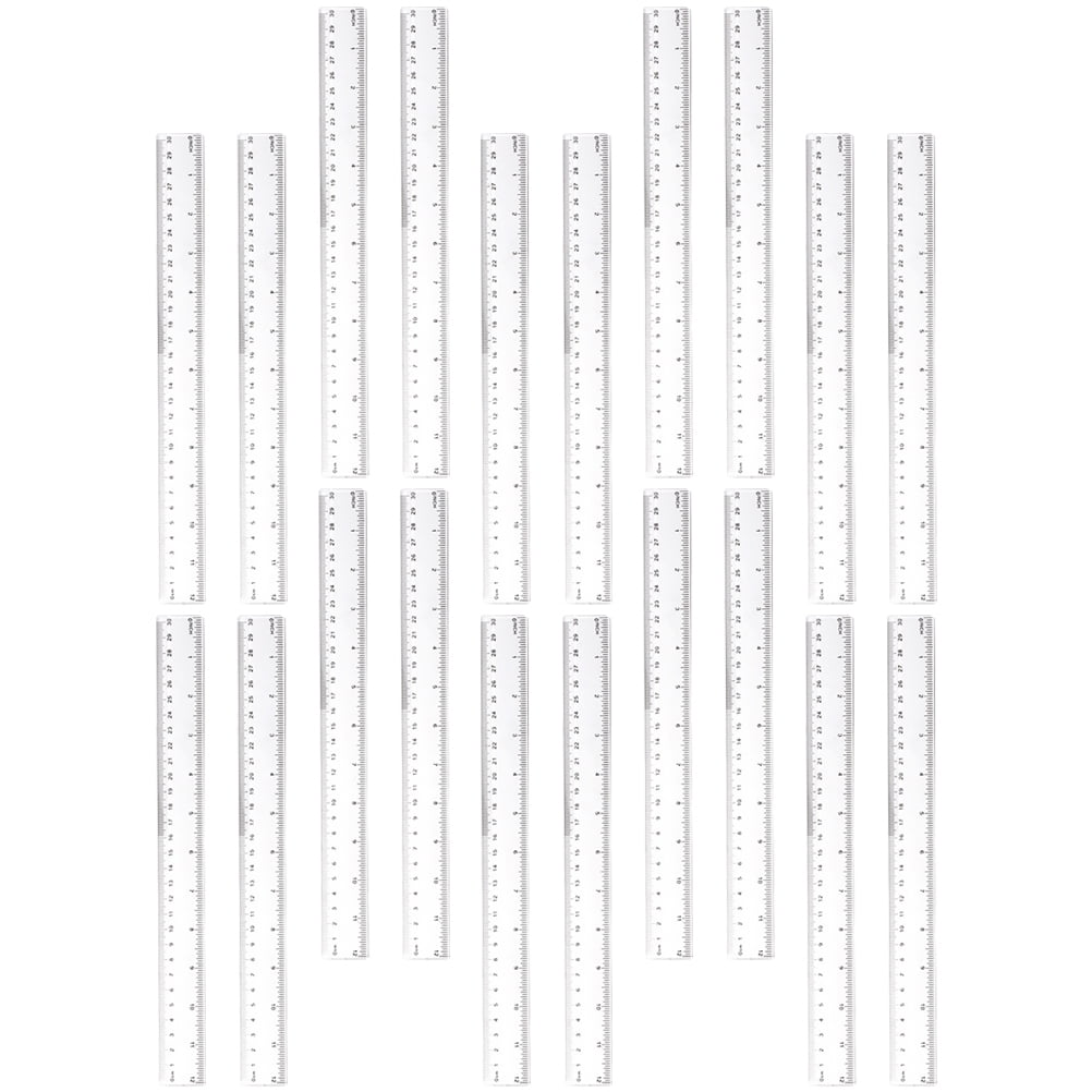 MLINS 50 Pcs Office Drawing Ruler Students Tools Measuring Rulers ...