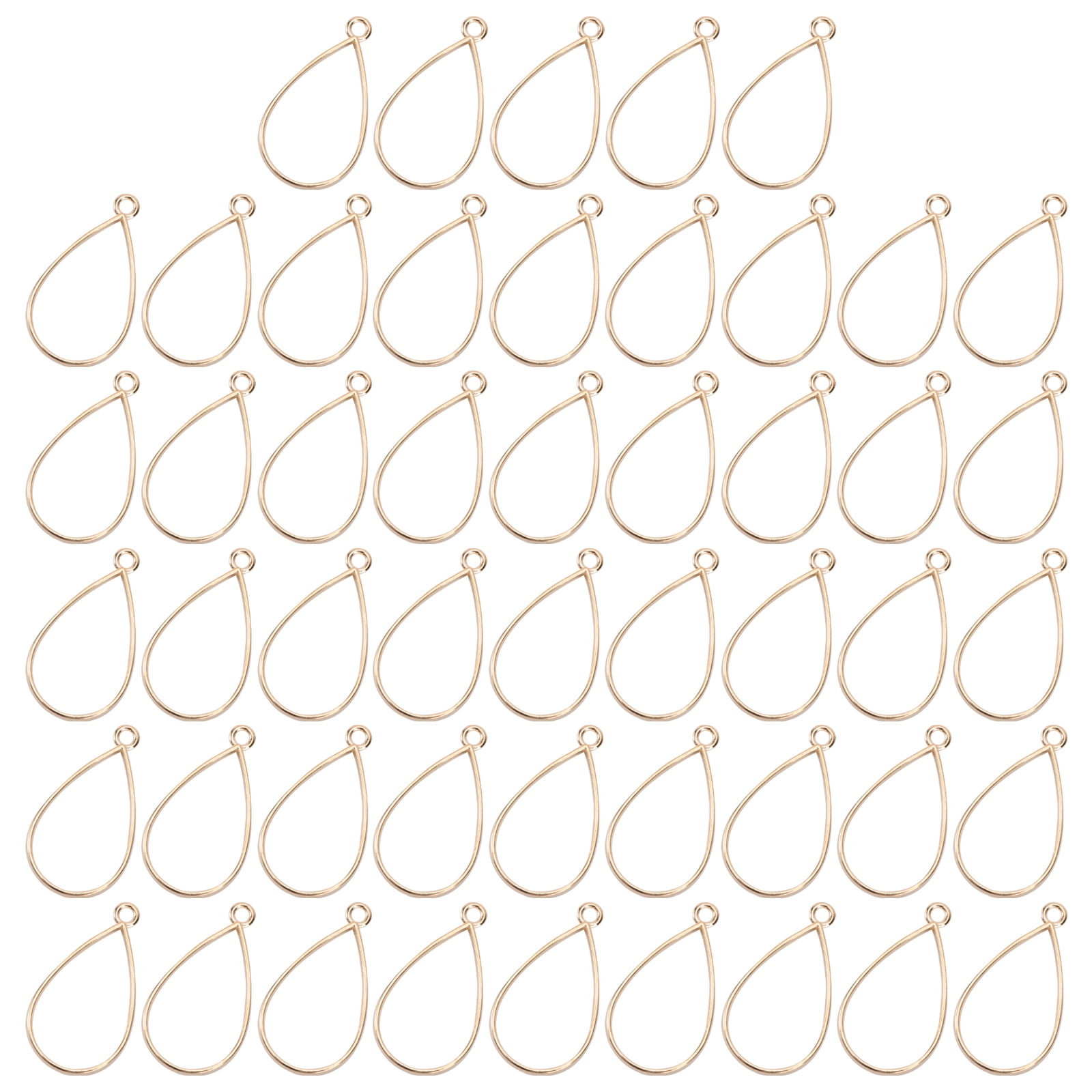 MLINS 50 Pcs Open Back Bezel Bezels for Resin DIY Accessories ...