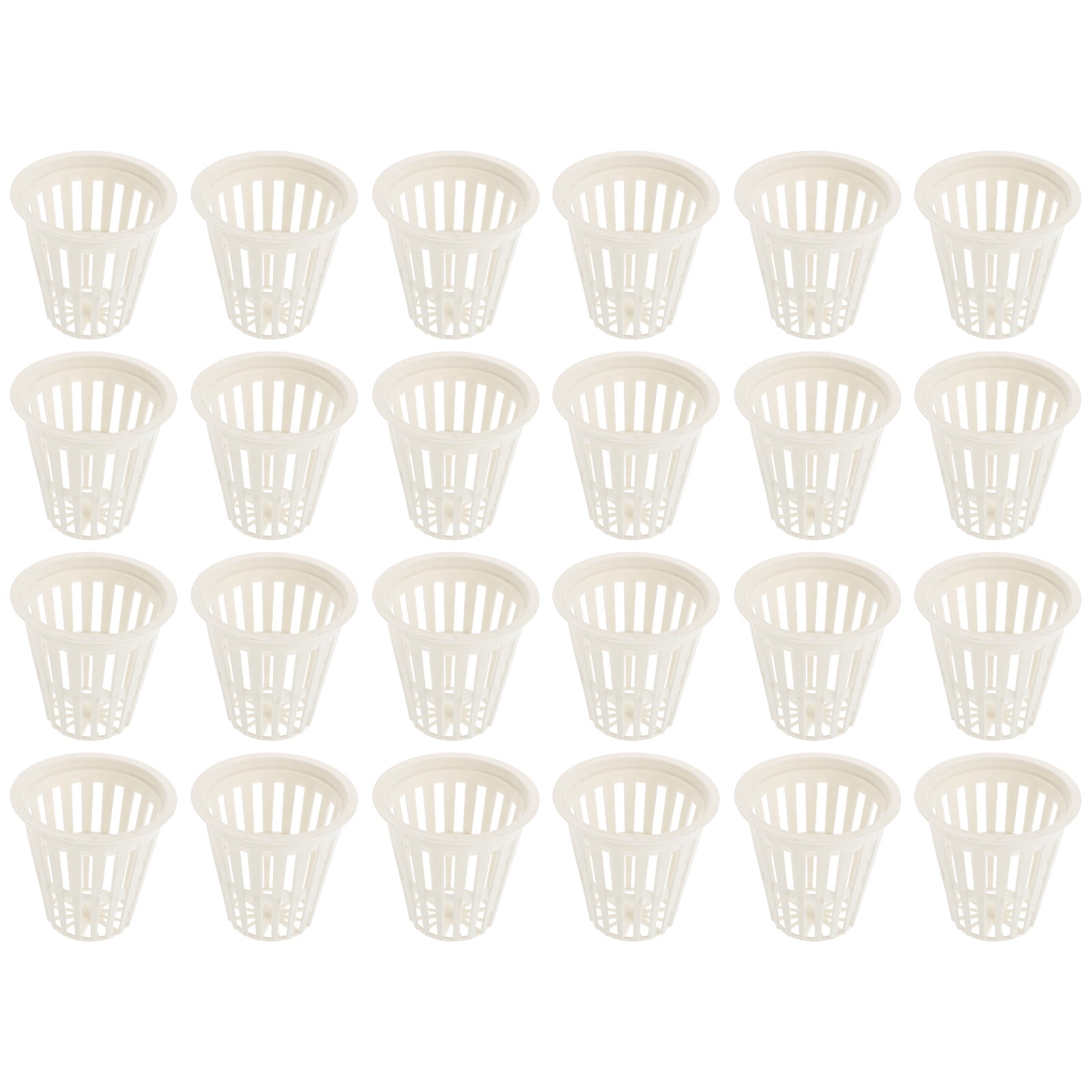 MLINS 50 Pcs Plant Grow Basket Plastic Planting Baskets Hydroponic ...