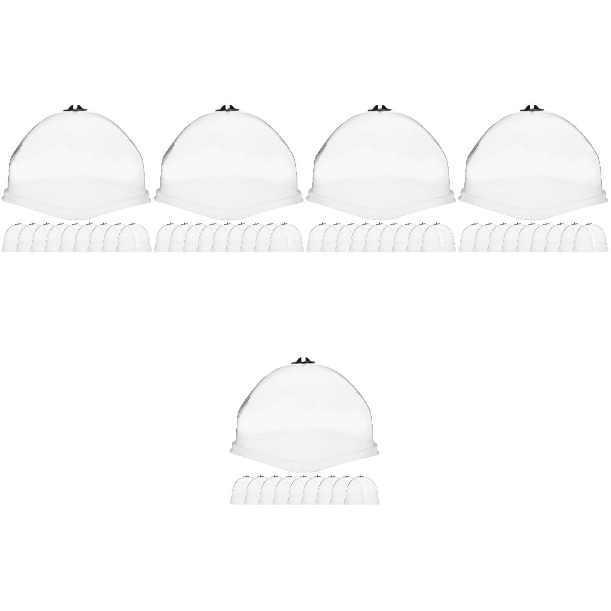 MLINS 50 Pcs Plants Nursery Dome Garden Plant Dome Reusable Plant ...