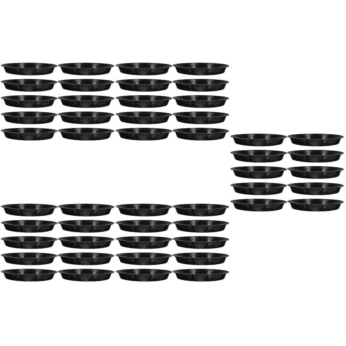 MLINS 50 Pcs Round Flowerpot Water Tray Round Plant Saucer Garden Plant ...