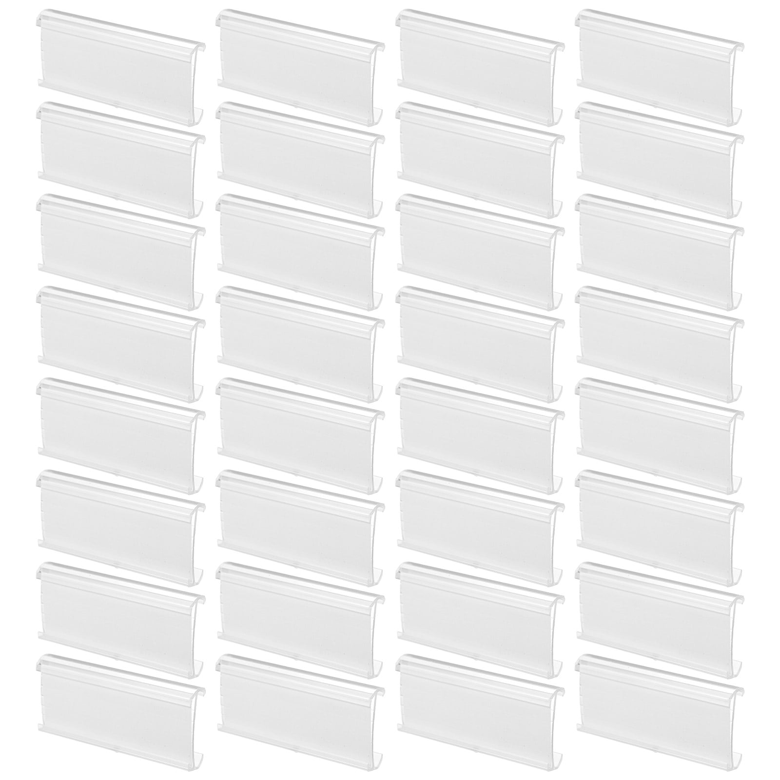 MLINS 50pcs PVC Transparent Label Holders for Shop Display Stands with ...