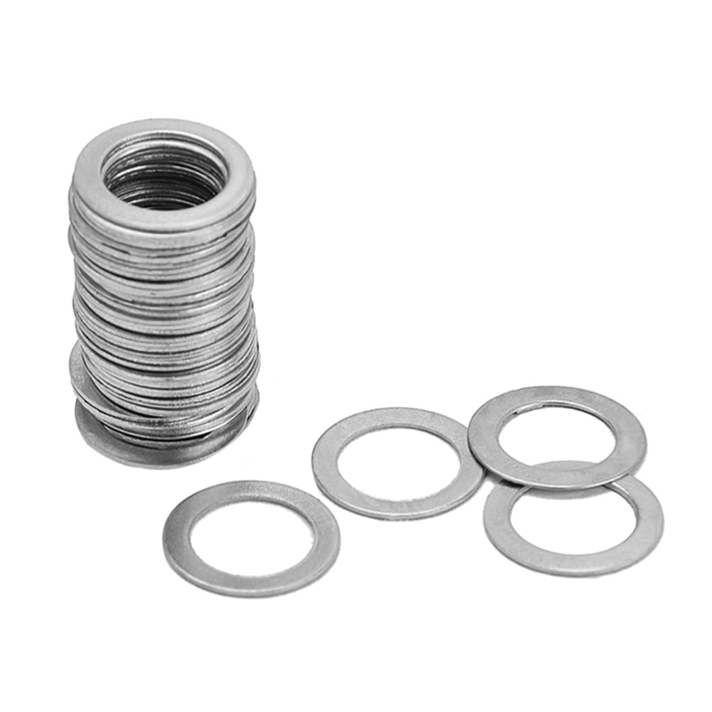 MLINS 50 Pcs Stainless Steel Flat Machine Washer Plain Washer Inner ...