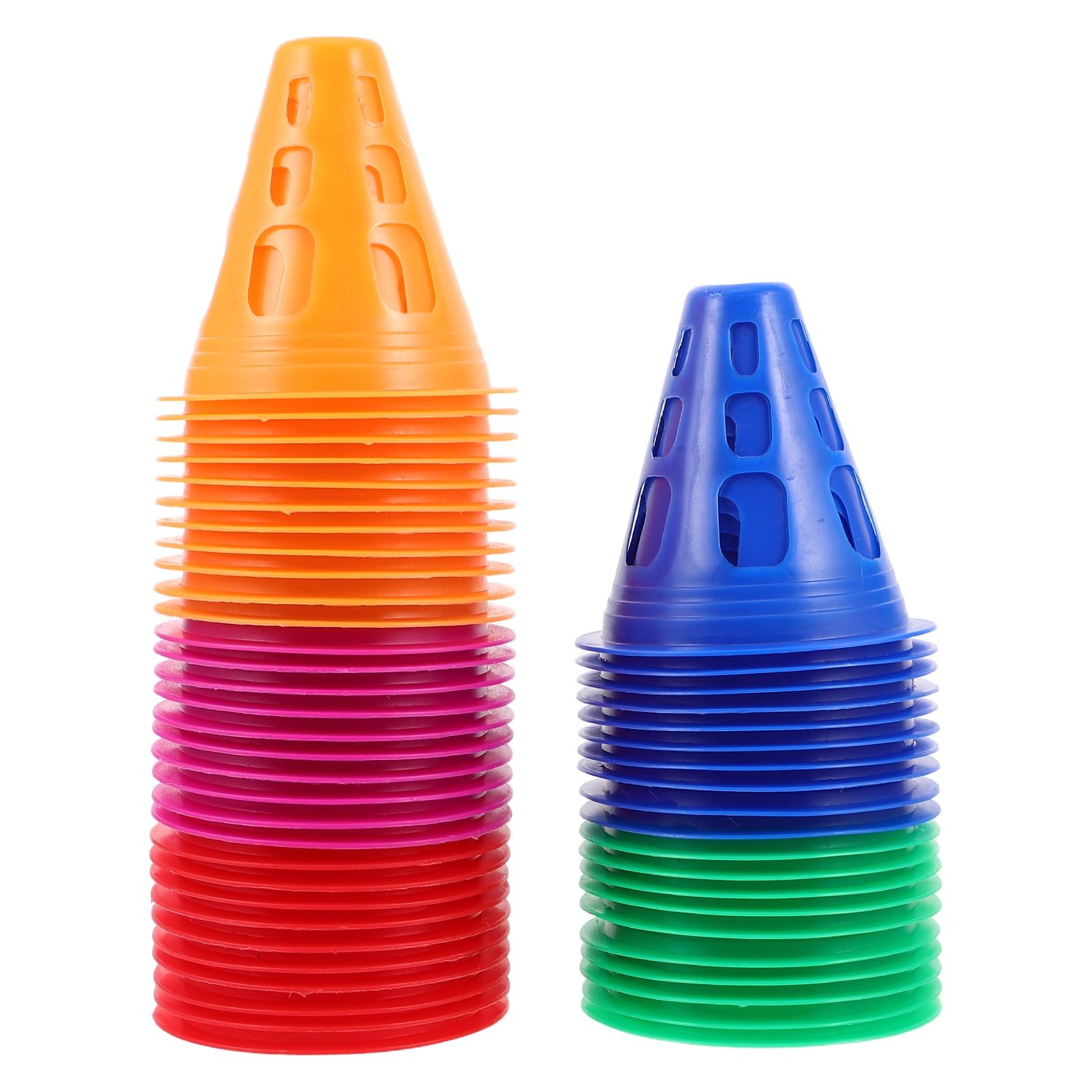 MLINS 50 Pcs Traffic Cone Mini Sports Holder Skate Roadblock Corner ...