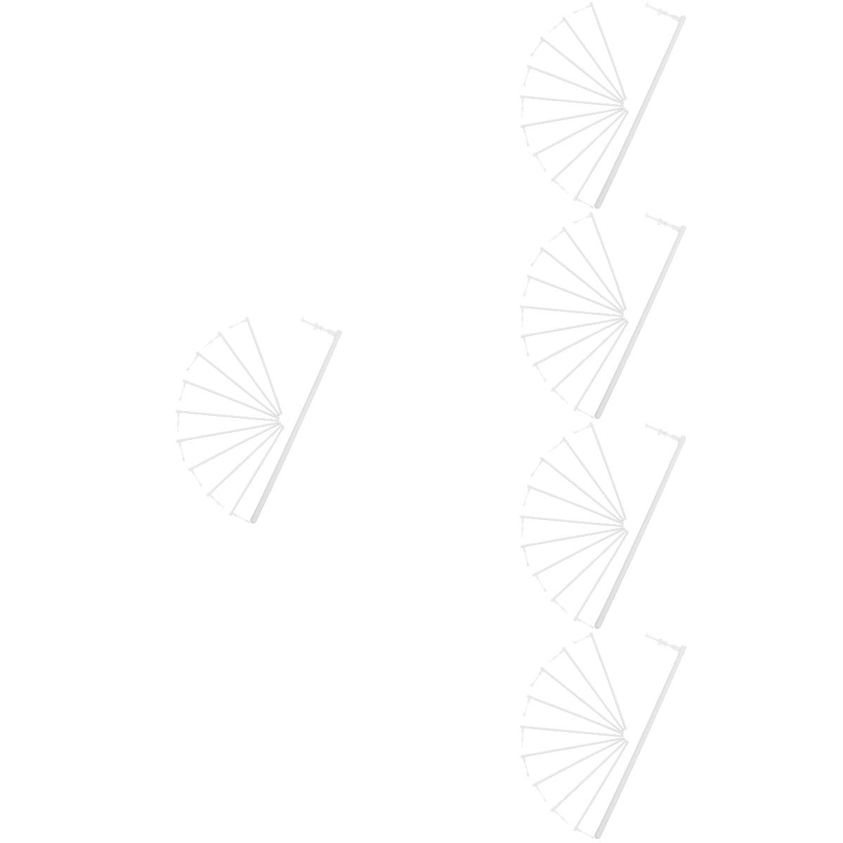 MLINS 50 Pcs Windmill Replacement Parts DIY Windmill Making Rods ...