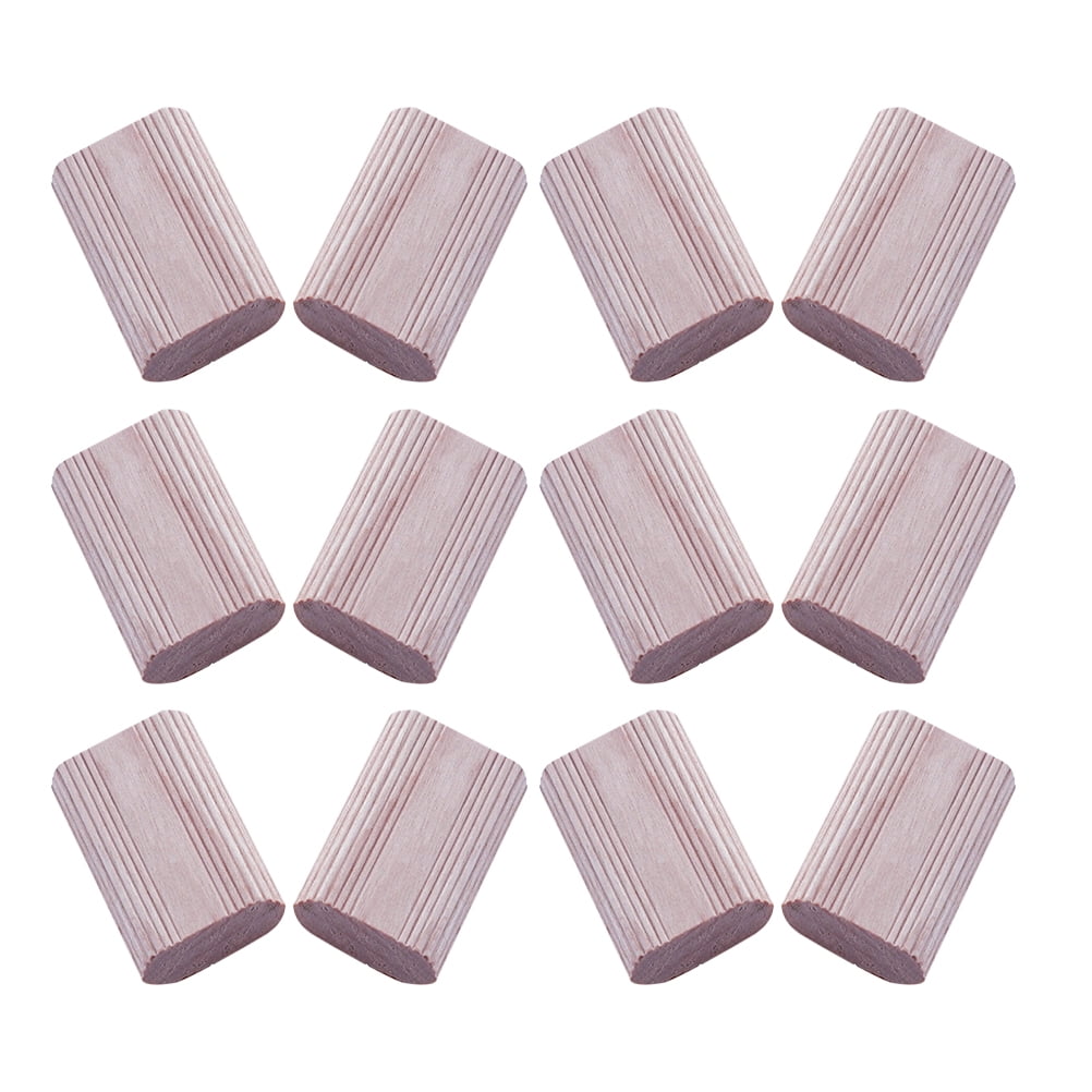 MLINS 50 Pcs Wood Dowels for Crafts Wooden Hooks Adhesive Door Stop ...