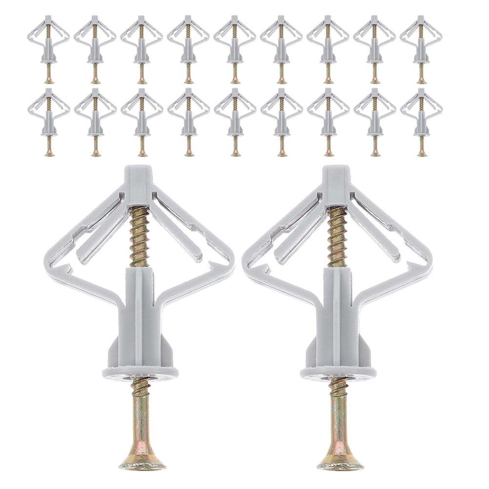 MLINS 50 Sets Screws Heavy Duty Drywall Anchors Toggle Bolt Aircraft ...