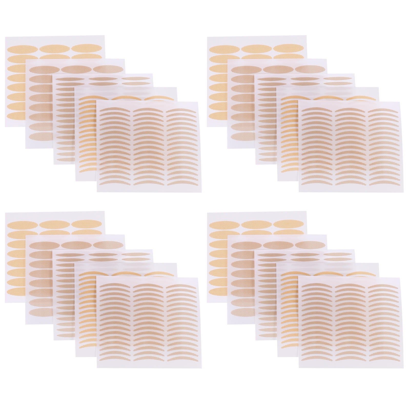 MLINS 50 Sheet Palette Lace Double Eyelid Sticker Transparent Tape ...