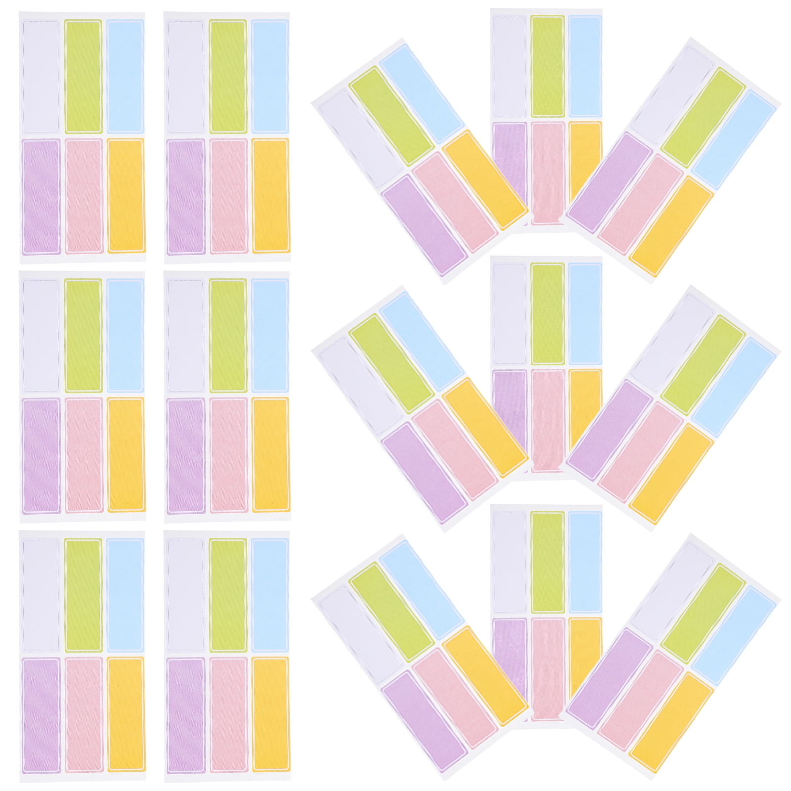 MLINS 50 Sheets Moving Stickers for Boxes Color Coded Classification ...