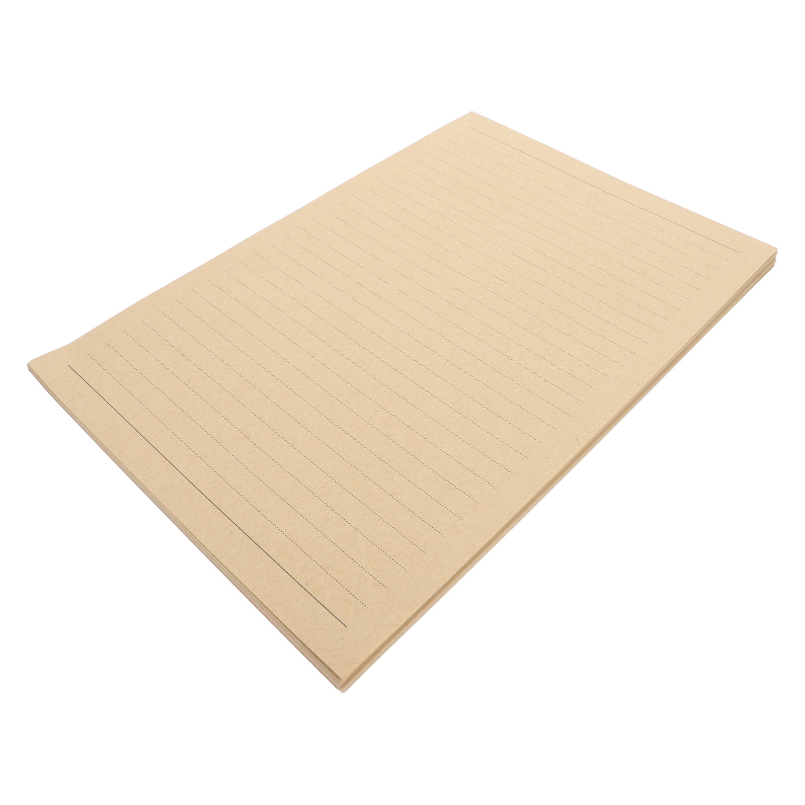 MLINS 50 Sheets Vintage Letter Writing Paper Lined Kraft Paper For ...