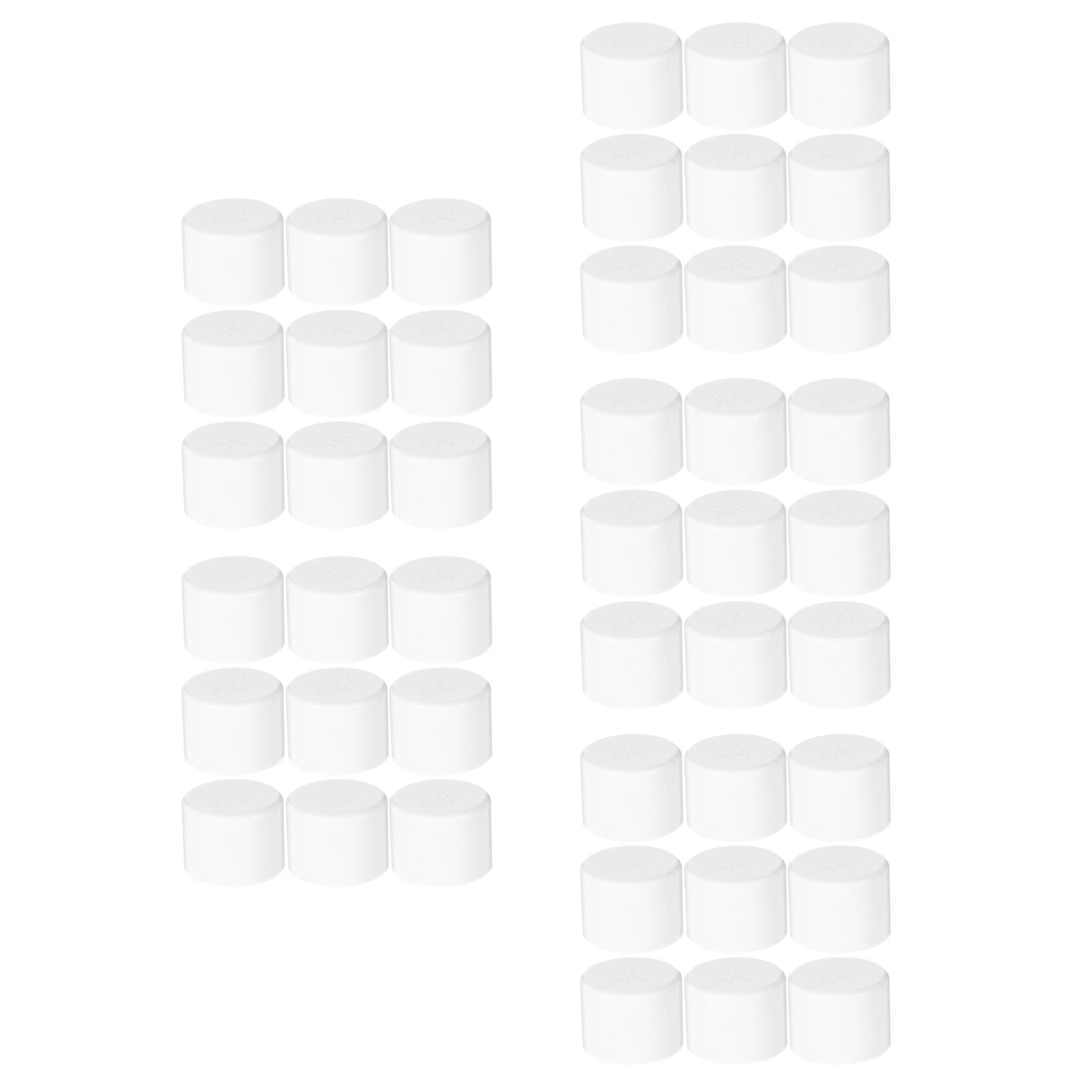 MLINS 50 pcs 25mm PVC Pipe End Cap Fitting Furniture PVC Pipe End Cap ...