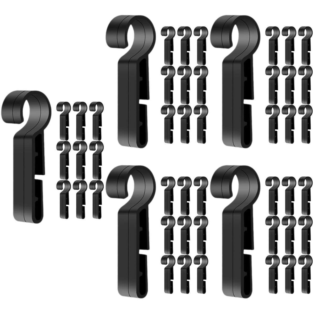 MLINS 50 pcs Headlamps Clips Hard Hat Light Clips Helmet Light Clips ...